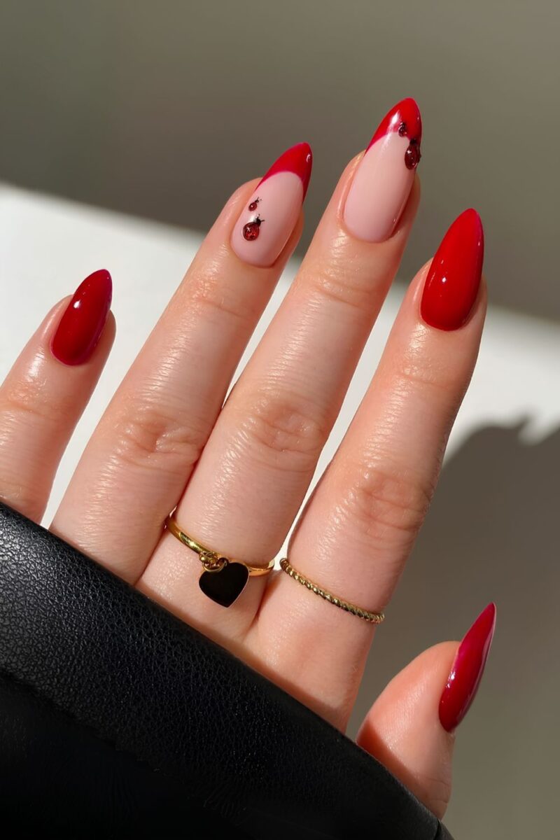 30 Red Spring Nail Ideas So Pretty You'll Skip Pastels