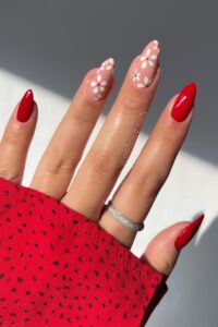 30 Red Spring Nail Ideas So Pretty You'll Skip Pastels