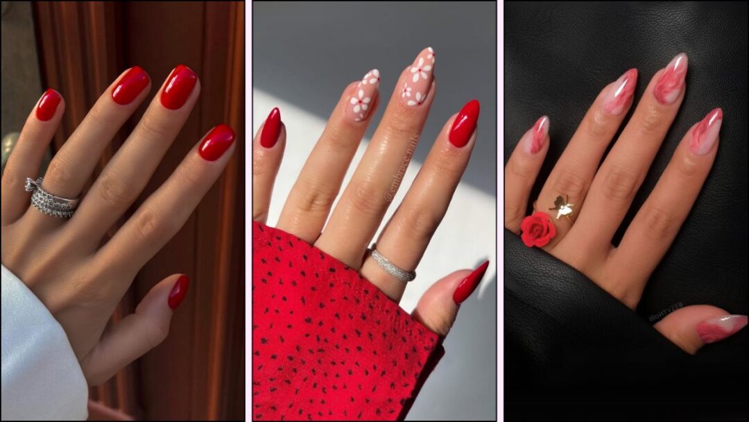 30 Red Spring Nail Ideas So Pretty You'll Skip Pastels