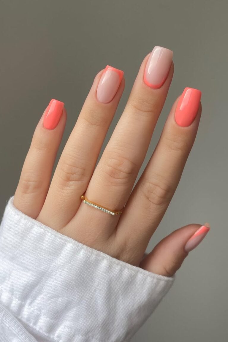 20+ Coral Nail Designs to Brighten Up Your Summer