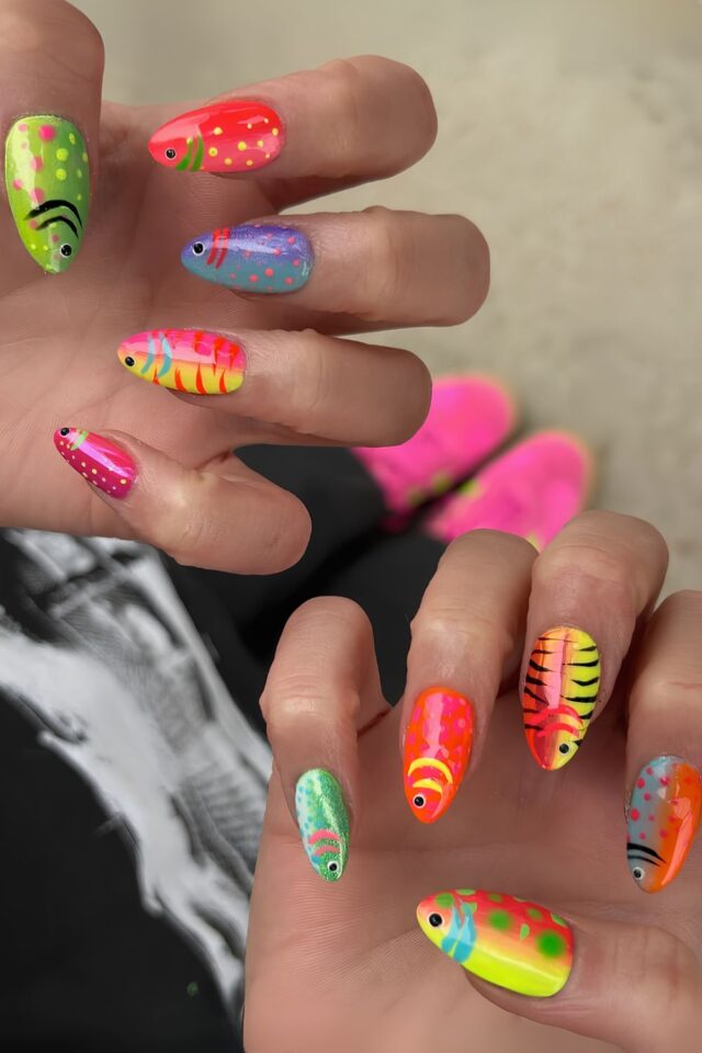 Get Reeled In—Fisherman-Core Nails Are 2025’s Boldest Trend