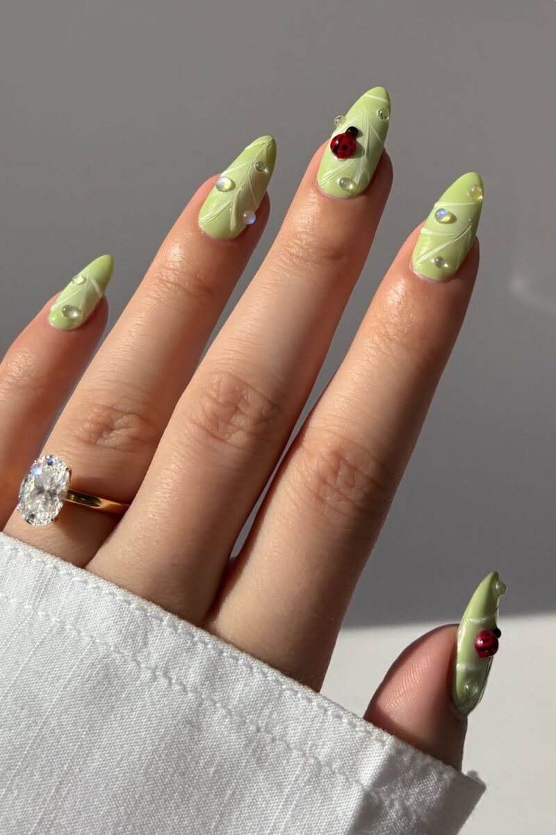 10 Fresh Takes on Ladybug Nail Trend Everyone’s Wearing