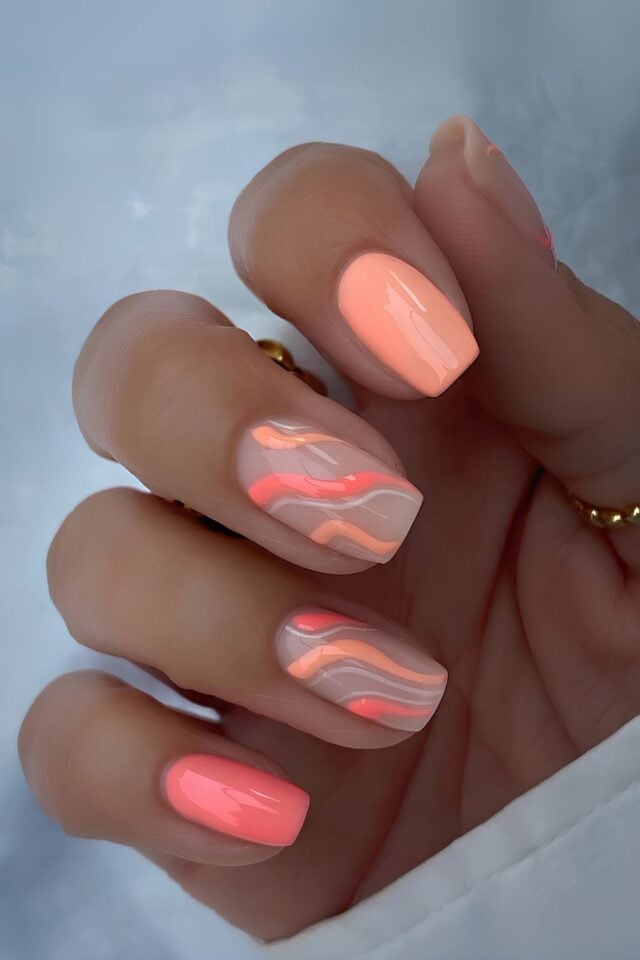 20+ Coral Nail Designs to Brighten Up Your Summer