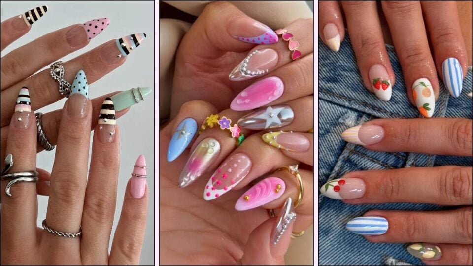 30 Colorful Nail Designs to Save for Summer 2026